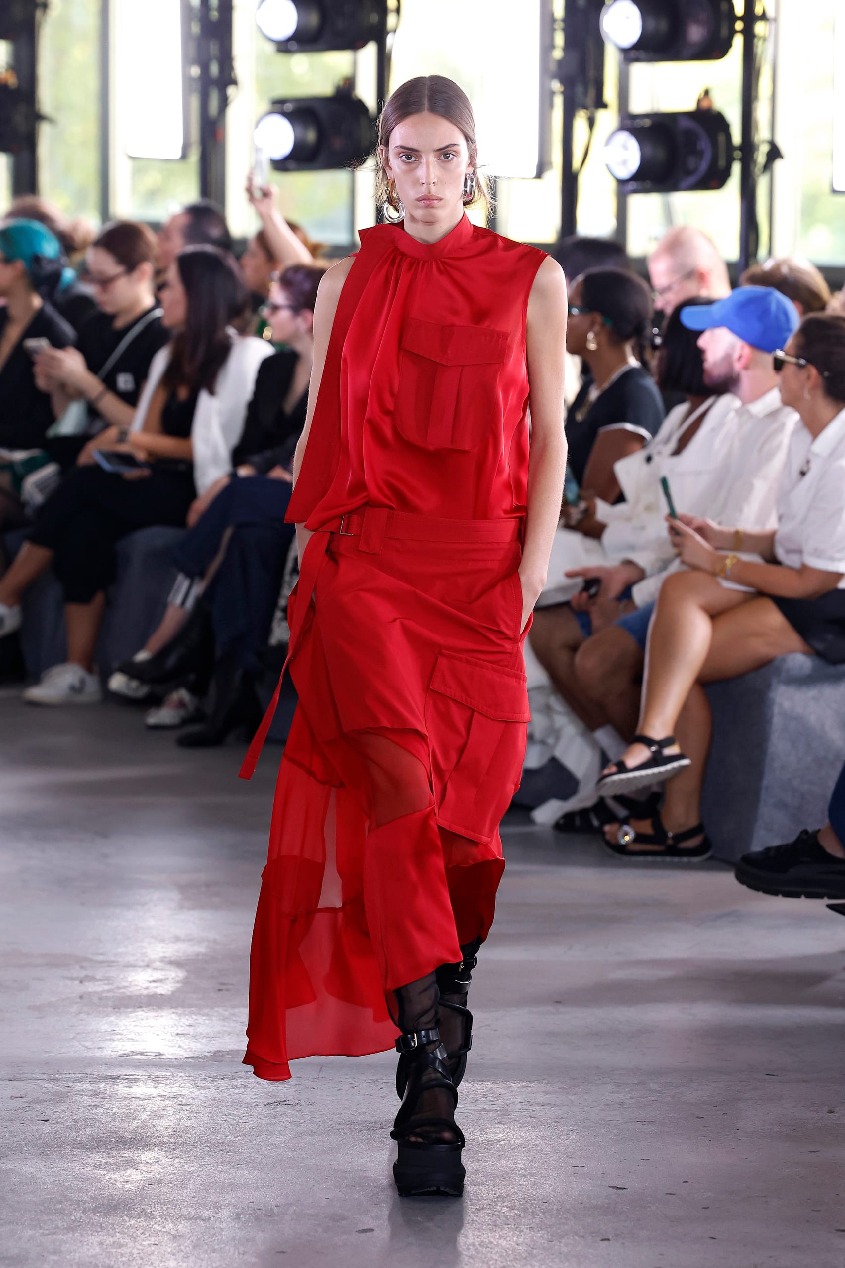 Sacai Spring／Summer 2024 Ready To Wear Look 10 - With All Respect